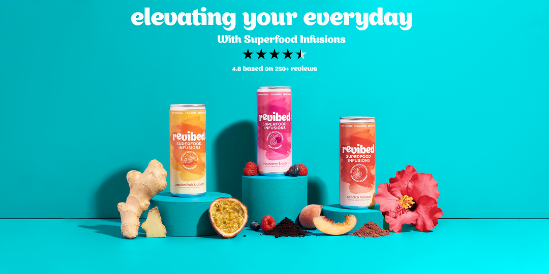 Premixed Superfood Infusions, zero sugar and low calories – Revibed Drinks