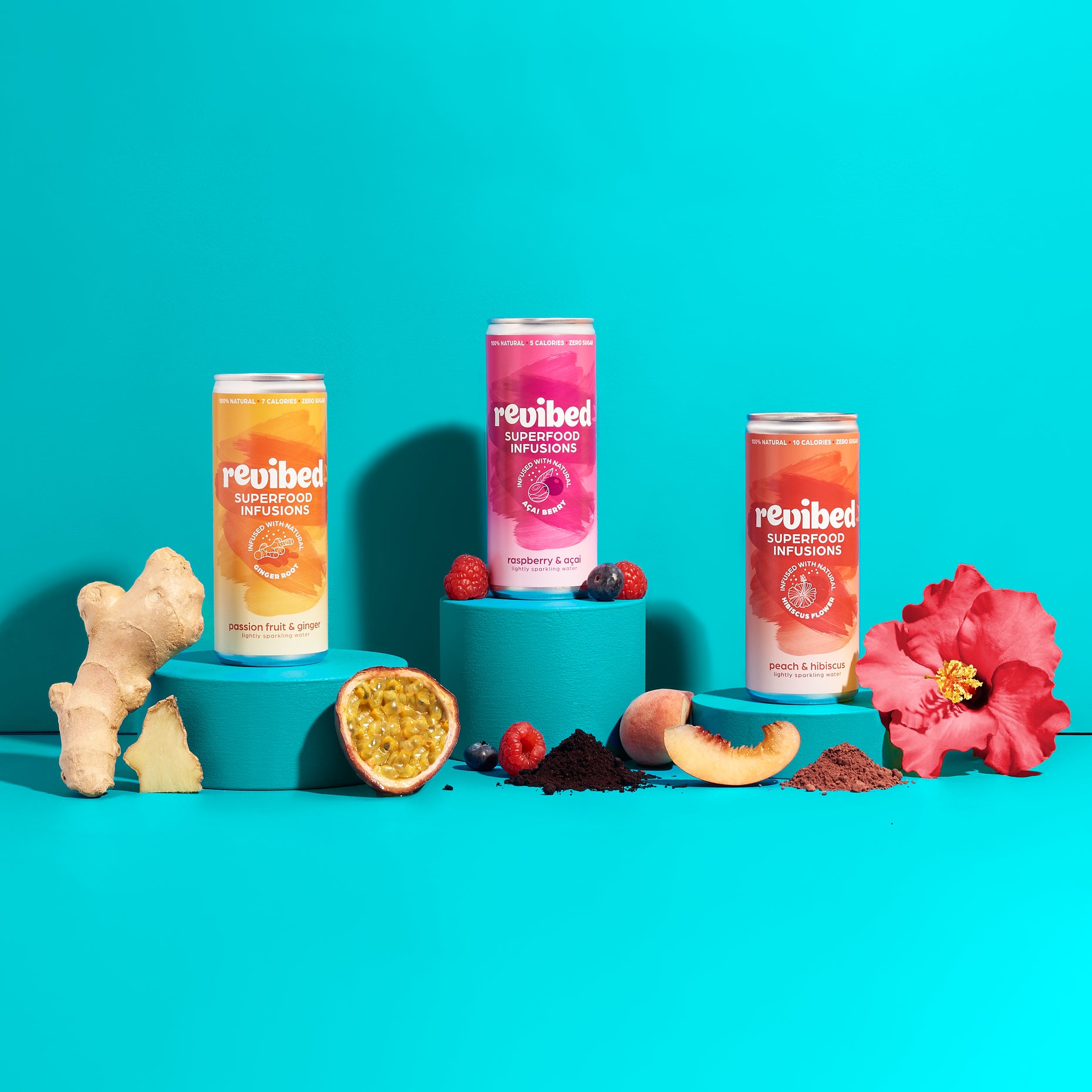 Premixed Superfood Infusions, zero sugar and low calories – Revibed Drinks